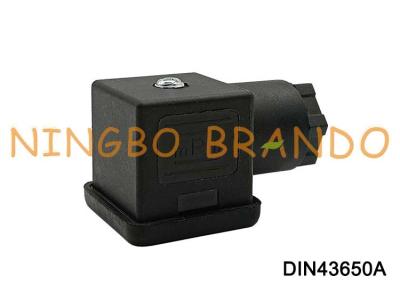 China DIN43650A Solenoid Coil Connector 18mm 3 PIN DIN 43650 Type A for sale