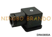 China DIN43650A Solenoid Coil Connector 18mm 3 PIN DIN 43650 Type A for sale