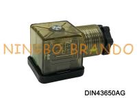 China DIN43650A Solenoid Valve Coil Connector 18mm MPM Brown Nylon DIN 43650 Type A for sale