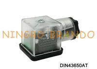 China DIN43650A Solenoid Valve Coil Connector 18mm Transparent DIN 43650 Type A for sale