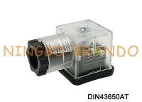 China DIN43650A Solenoid Valve Coil Connector 18mm Transparent DIN 43650 Type A for sale
