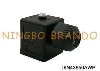 China DIN43650A Waterproof Solenoid Valve Coil Connector IP67 for sale