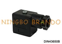 China Solenoid Valve Coil Connector DIN43650 B MPM Black DIN 43650 Type B for sale
