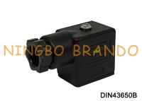 China Solenoid Valve Coil Connector DIN43650 B MPM Black DIN 43650 Type B for sale