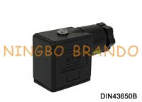 China Solenoid Valve Coil Connector DIN43650 B MPM Black DIN 43650 Type B for sale