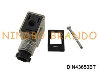 China DIN43650B Solenoid Valve Coil Connector 11mm Transparent DIN 43650 Type B for sale