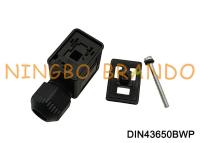 China DIN43650B Waterproof Solenoid Valve Coil Connector IP67 DIN 43650 Form B for sale