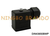 China DIN43650B Waterproof Solenoid Valve Coil Connector IP67 DIN 43650 Form B for sale
