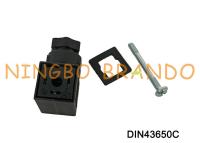 China Solenoid Valve Coil Connector DIN43650 C MPM Black DIN 43650 Type C for sale