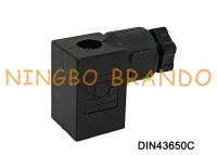 China Solenoid Valve Coil Connector DIN43650 C MPM Black DIN 43650 Type C for sale