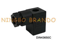 China Solenoid Valve Coil Connector DIN43650 C MPM Black DIN 43650 Type C for sale