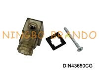China DIN43650C Solenoid Valve Coil Connector 9.4mm MPM Brown DIN 43650 Type C for sale