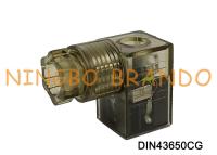 China DIN43650C Solenoid Valve Coil Connector 9.4mm MPM Brown DIN 43650 Type C for sale