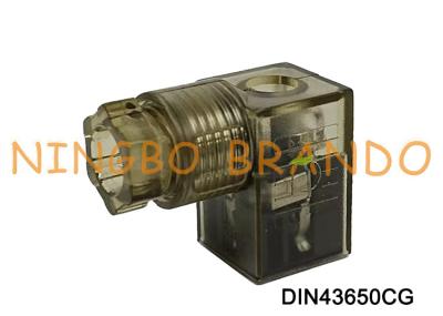 China DIN43650C Solenoid Valve Coil Connector 9.4mm MPM Brown DIN 43650 Type C for sale