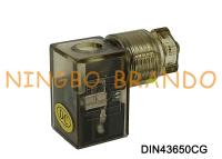 China DIN43650C Solenoid Valve Coil Connector 9.4mm MPM Brown DIN 43650 Type C for sale
