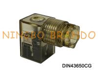China DIN43650C Solenoid Valve Coil Connector 9.4mm MPM Brown DIN 43650 Type C for sale