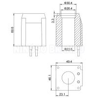 China Vickers Type Hydraulic Solenoid Coil 508173 24VDC 508172 12VDC 30W for sale