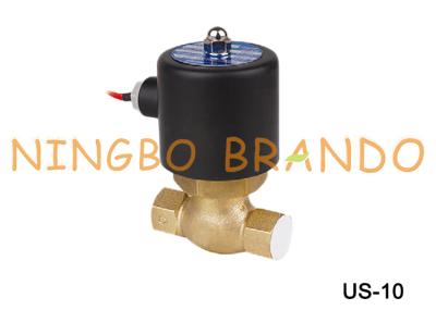 China UNI-D Type Solenoid Valve US-10 2L-10 3/8'' Steam Brass Solenoid Valve 24V 220V for sale