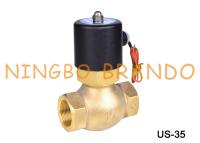 China 2L-35 US-35 Uni-D Type Steam Brass Solenoid Valve 1 1/4'' 24V 220V for sale