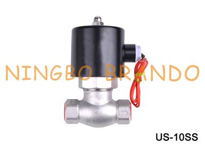 China Steam Solenoid Valve US-10 2L-10 3/8'' Stainless Steel Solenoid Valve 24V 220V for sale