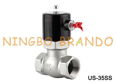 China Steam Solenoid Valve US-35 2L-35 1-1/4'' Stainless Steel Solenoid Valve 24V 220V for sale