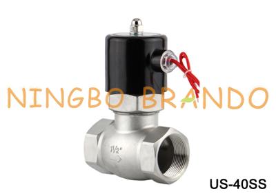 China UniD Type US-40 Solenoid Valve 1-1/2'' 2/2 Way Normally Closed Stainless Steel for sale