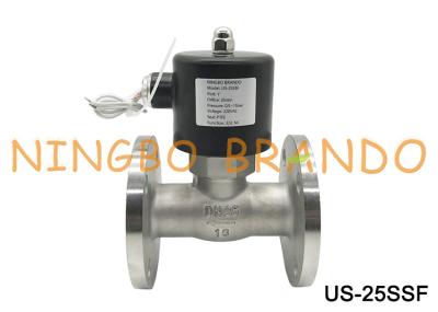China Flanged Solenoid Valve DN25 Stainless Steel 1'' 220VAC 24VDC for sale
