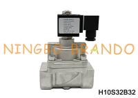China DN32 1-1/4'' 6 to 80 bar High Pressure Stainless Steel Solenoid Valve 24V 220V for sale