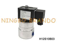 China DN10 3/8 Inch 300 bar High Pressure Solenoid Valve Stainless Steel 220V 24V for sale