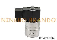 China DN10 3/8 Inch 300 bar High Pressure Solenoid Valve Stainless Steel 220V 24V for sale