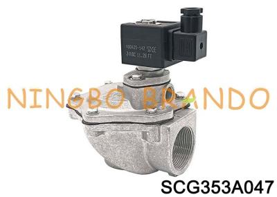 China G1-1/2'' SCG353A047 Right Angle Diaphragm Solenoid Valve DC24V AC220V for sale