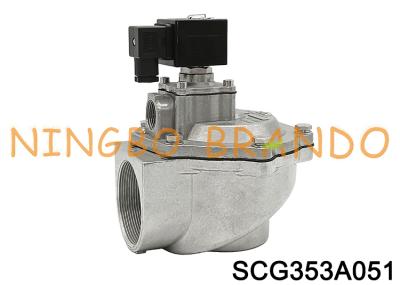 China G2-1/2'' SCG353A051 Right Angle Diaphragm Solenoid Valve DC24V AC220V for sale