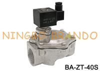 China Straight Through Solenoid Pulse Jet Valve 1.5 Inch DC24V AC110V AC220V for sale
