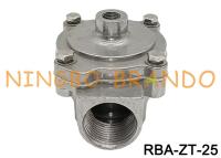 China 1 Inch Straight Through Pulse Jet Diaphragm Valve Remote Pilot Type for sale