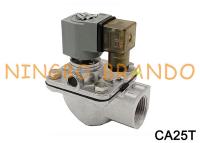 China G1'' CA25T Right Angle Pulse Jet Diaphragm Valves AC220V AC110V DC24V for sale