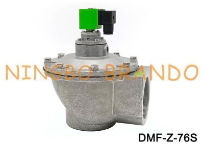China DMF-Z-76S G3'' Right Angle Diaphragm Valve AC220V DC24V Pulse Solenoid Valve for sale