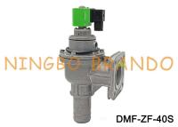 China DMF-ZF-40S Diaphragm Valve 1.5 inch Right Angle Flanged Electromagnetic Pulse Valve for sale