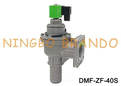 China DMF-ZF-40S Diaphragm Valve 1.5 inch Right Angle Flanged Electromagnetic Pulse Valve for sale