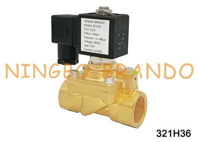 China 321H36 Parker Type H Series Solenoid Valve 1.5 To 50 Bar Brass High Pressure Valve for sale
