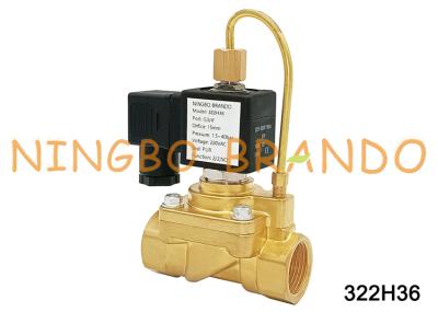China PARKER Type 322H36 DC24V Normally Open Solenoid Valve 3/4 Inch AC220V for sale