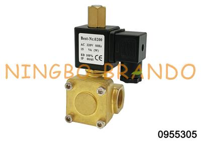 China Electric Valve 0955305 G1/2'' 2/2-Way AC220V Screw Air Compressor Solenoid Valve for sale