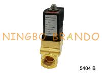 China Solenoid Valve G1/2'' NO Brass PTFE 1-40bar 5404 2/2-way Piston Valve for sale