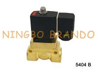 China Solenoid Valve G1/2'' NO Brass PTFE 1-40bar 5404 2/2-way Piston Valve for sale