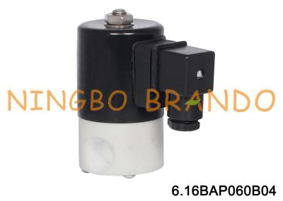 China 1/2'' PTFE Solenoid Valve For Acid Alkali Corrosion Resistance Isolation for sale