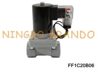 China 3/4'' CPVC Anti-Corrosive Solenoid Valve for Acid & Alkali 20mm Orifice for sale