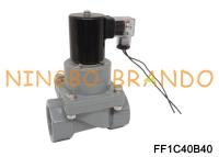 China 1-1/2'' CPVC Anti-Corrosive Solenoid Valve DN40 Chemical Valve FF1C40B40 for sale