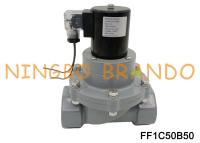 China 2'' CPVC Anti-Corrosive Solenoid Valve DN50 Chemical Valve FF1C50B50 for sale