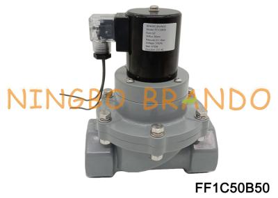 China 2'' CPVC Anti-Corrosive Solenoid Valve DN50 Chemical Valve FF1C50B50 for sale