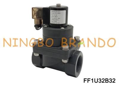 China 1-1/4'' UPVC Anti-Corrosive Solenoid Valve DN32 Chemical Valve for sale
