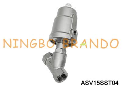 China 1/2'' Pneumatic Angle Seat Valve DN15 Stainless Steel NC Process Valve for sale